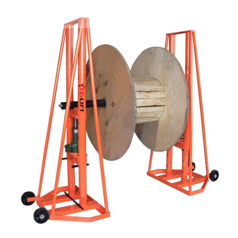 Te-Lift Wire Coil Dispenser Cable Drum Rack | Efficient Cable ...