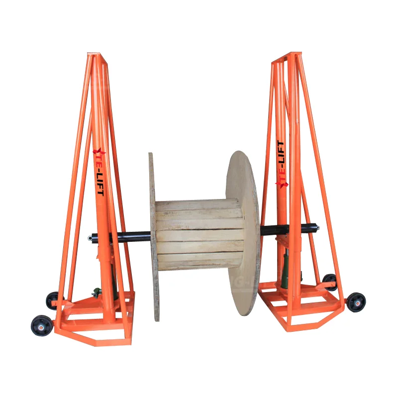 Te-Lift Wire Coil Dispenser Cable Drum Rack | Efficient Cable ...
