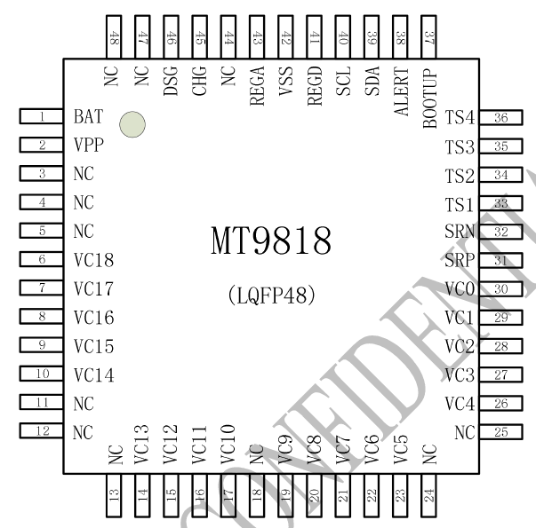 高性能8~18节串联电池AFE芯片---MT9818_深圳迪赛发科技有限公司