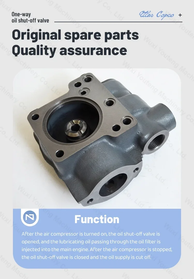 Air Compressor Oil Stop Valve 1092903608 - Youteng