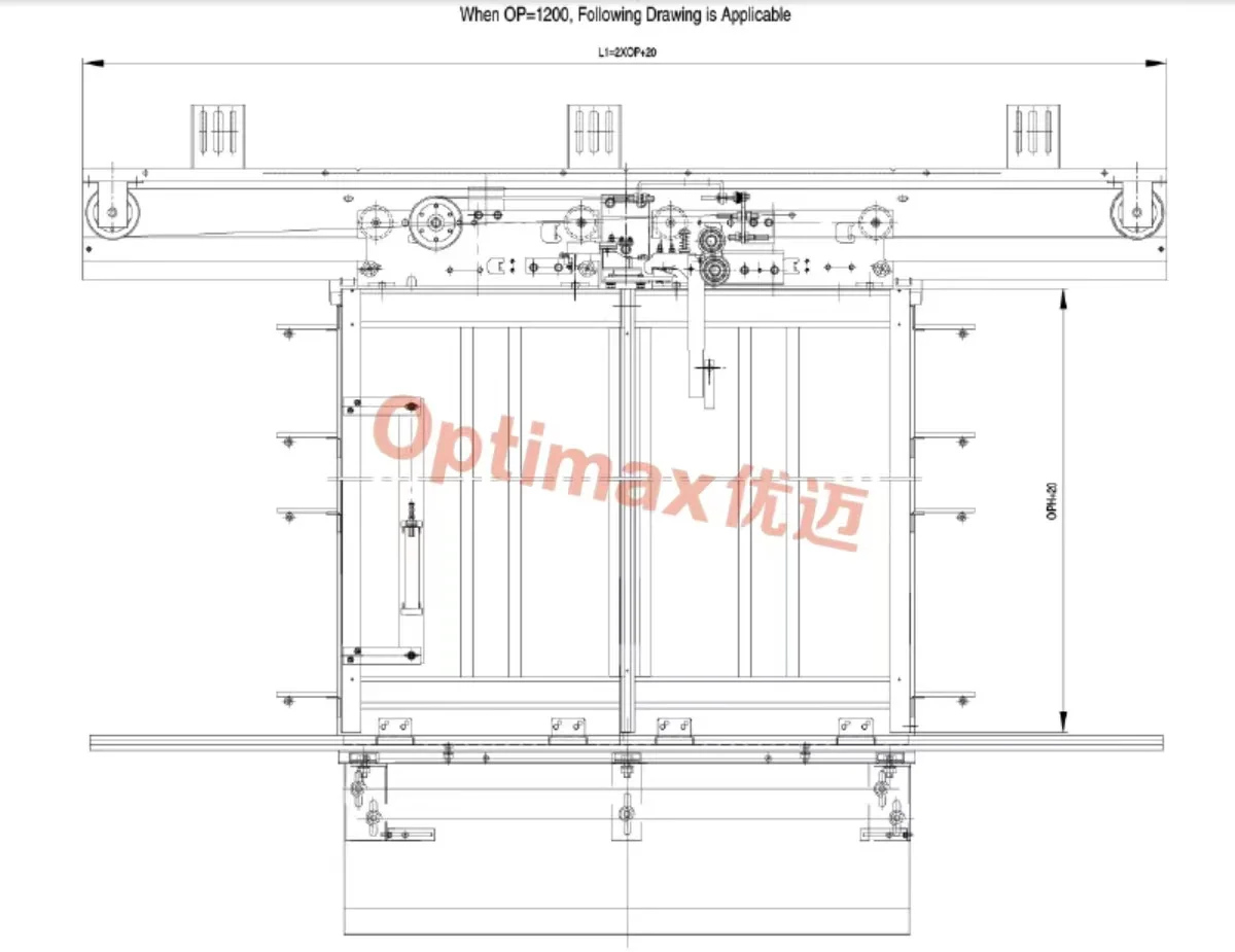 Center Opening Elevator Fire Door Operator-Supplier-Dealer-Optimax