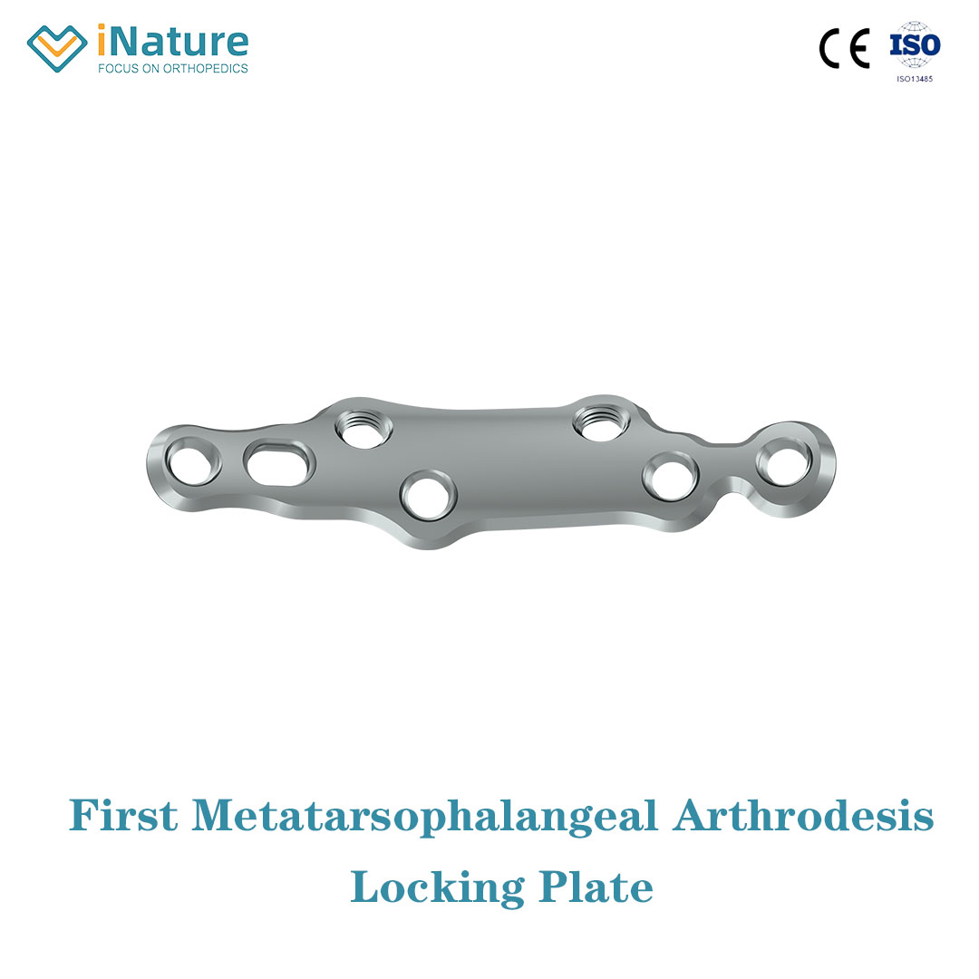 First Metatarsophalangeal Arthrodesis Locking Plate