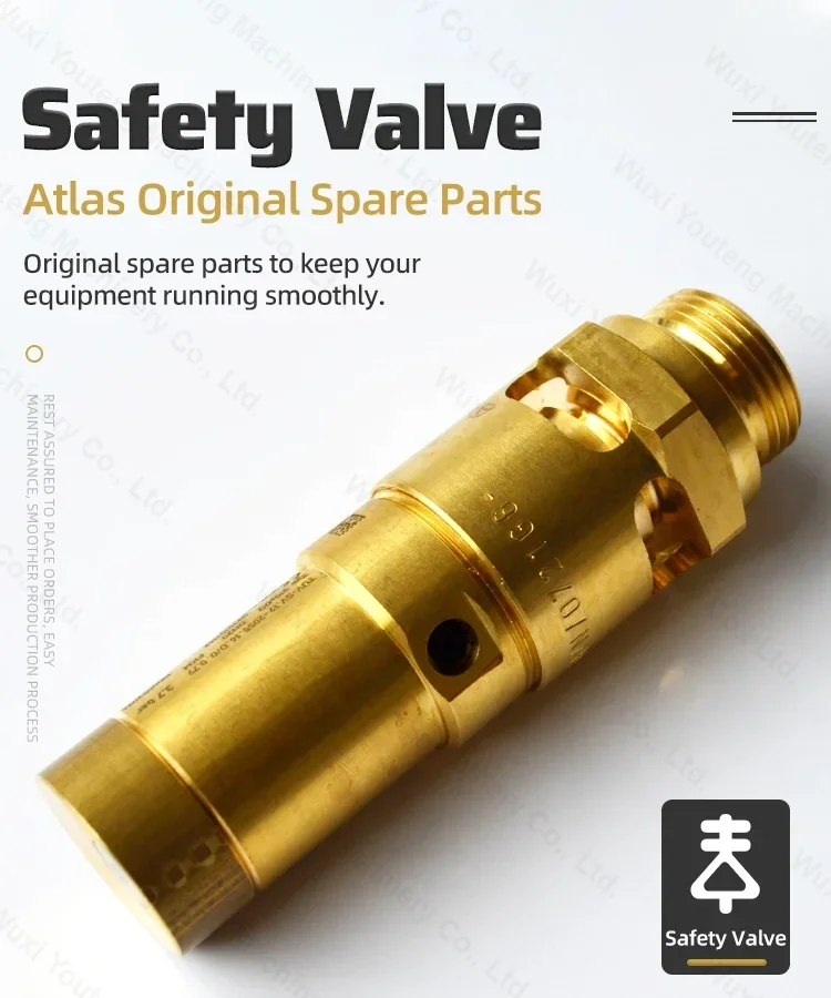Atlas Copco Air Compressor Parts Safety Valve 1837006306