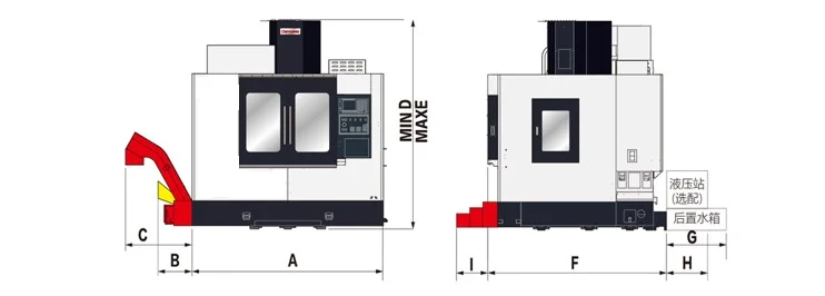 VMC 855 Manufacturing Company-24 Disc Tool Changer CNC VMC-Josen