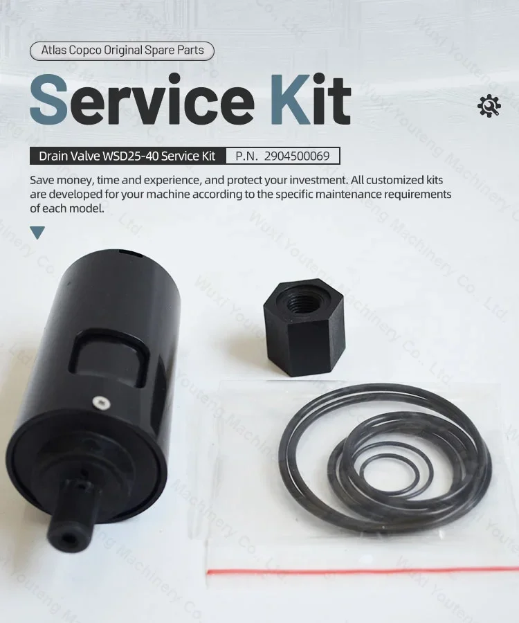 Air Compressor Drain Maintenance Kit Supplier - Atlas Copco