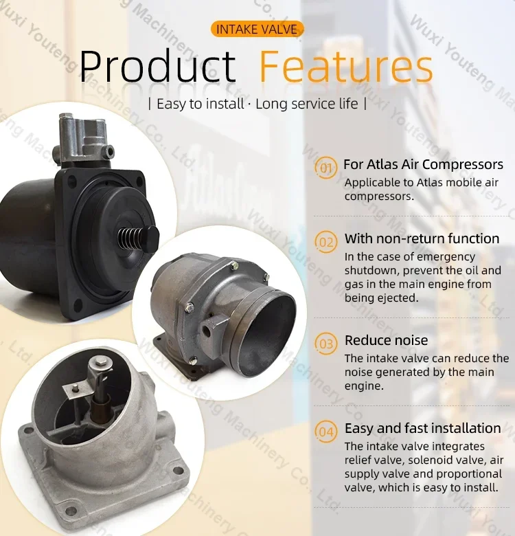 Compressor Intake Valve Supplier & Manufacturer - Atlas Copco