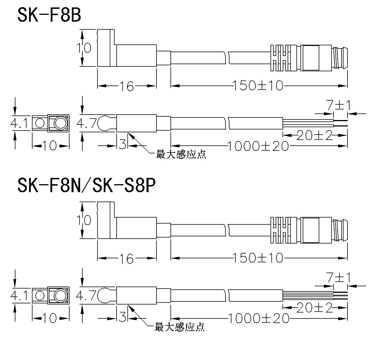 SK-F8B 系列 磁性开关_上海郎福传感器有限公司