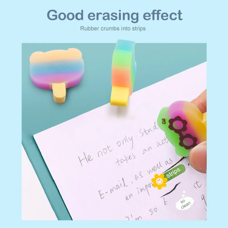 Wholesale Eco Pvc Popsicle Eraser-Greenwill Stationery