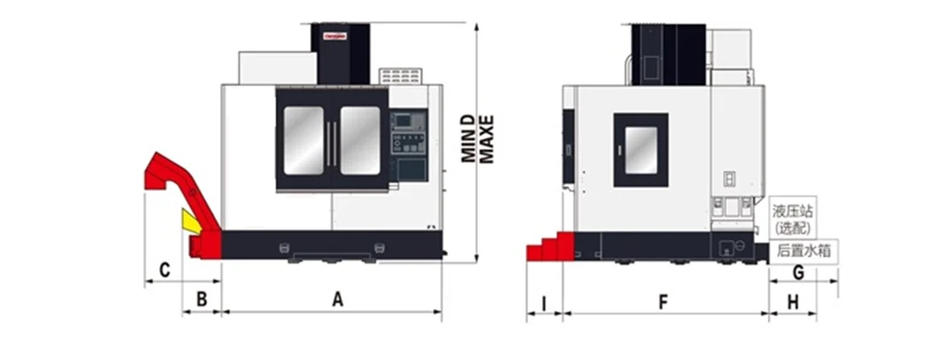 VMC1890 CNC Milling Machine Supplier-Roller Line Rail-VMC 3 Axis Machine