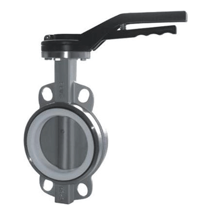 D71F4衬氟蝶阀_上海高压阀门厂（集团）有限公司