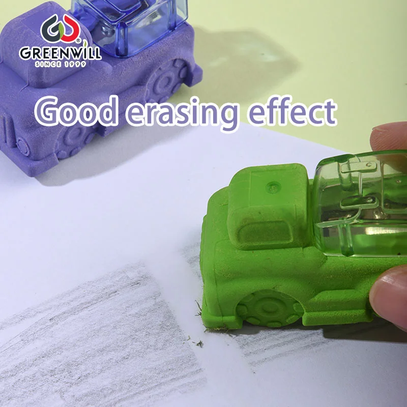 Wholesale Car Eraser With Sharpener-Greenwill Stationery