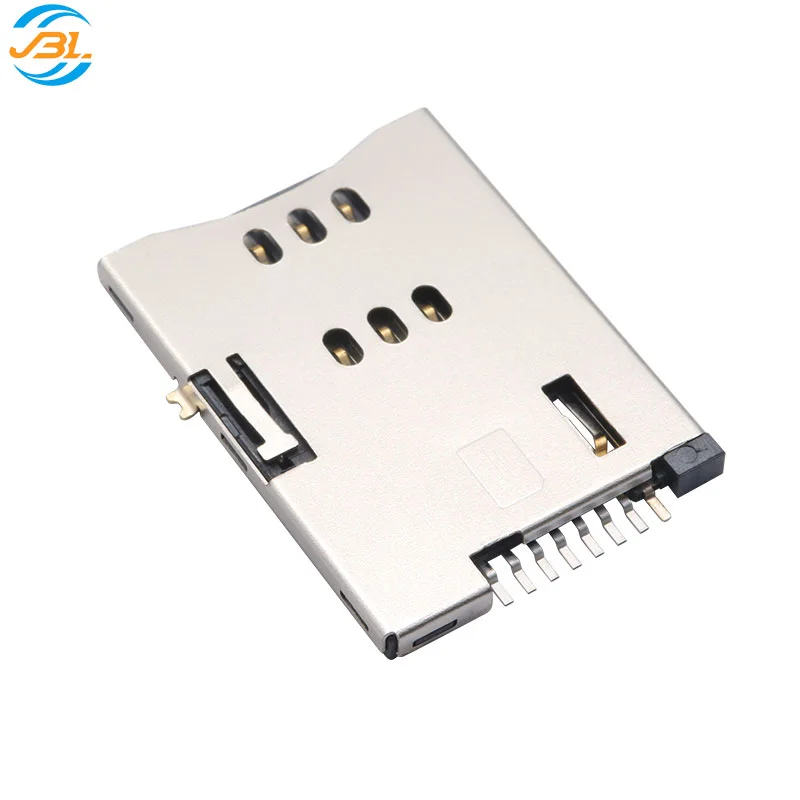 JBL-SM006-000 6+2PIN SIM CARD CONNECTOR PUSH PUSH SMT-GONGGUAN JBL TECH CO,.LTD