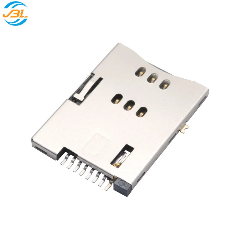 JBL-SM006-000 6+2PIN SIM CARD CONNECTOR PUSH PUSH SMT-GONGGUAN JBL TECH ...