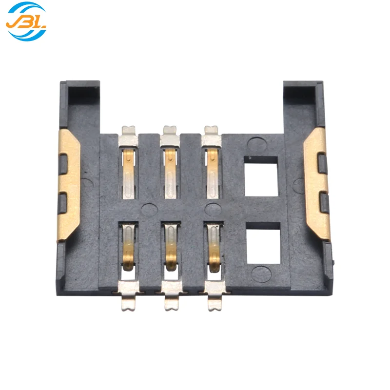 JBL-SM010-000 6pin SIM CARD FIXED COVER CONNECTOR SMD-DONGGUAN JBL TECH ...
