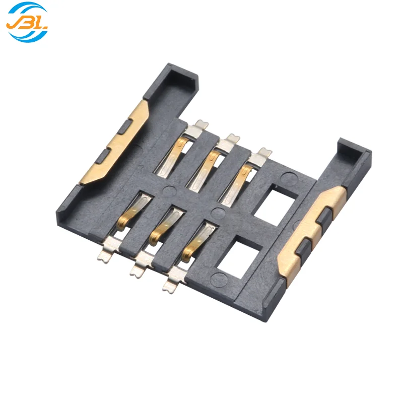 JBL-SM010-000 6pin SIM CARD FIXED COVER CONNECTOR SMD-DONGGUAN JBL TECH ...