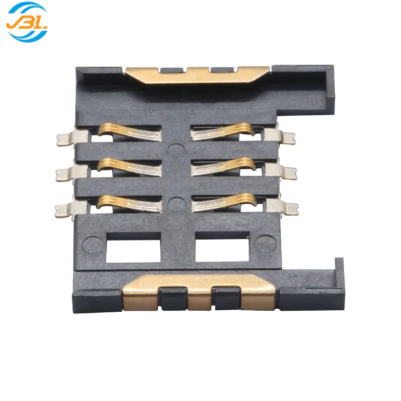 JBL-SM010-000 6pin SIM CARD FIXED COVER CONNECTOR SMD-DONGGUAN JBL TECH ...