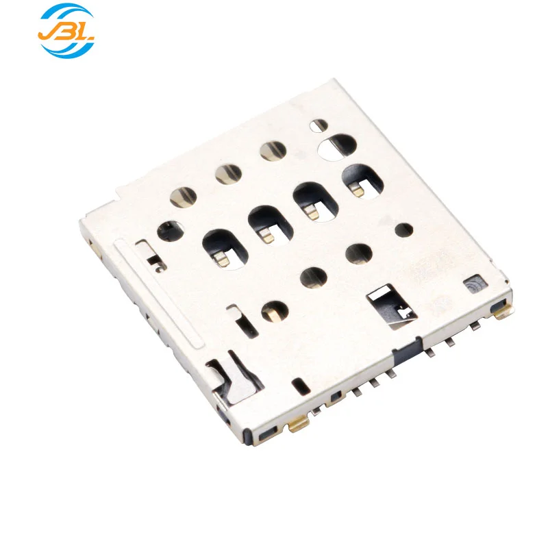 JBL-MS003-00P 6pin SIM CARD PUSH PUSH CONNECTOR SMD H1.29 SMT-DONGGUAN ...