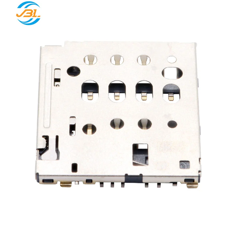 JBL-MS003-00P 6pin SIM CARD PUSH PUSH CONNECTOR SMD H1.29 SMT-DONGGUAN ...