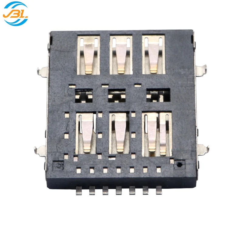 JBL-NS006-000 6pin NANO SIM CARD NO PUSH CONNECTOR-SIM CARD SLOT ...