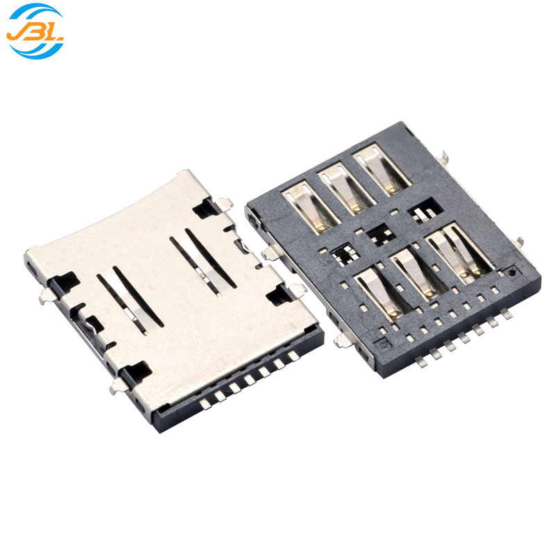 JBL-NS006-000 6pin NANO SIM CARD NO PUSH CONNECTOR-SIM CARD SLOT ...