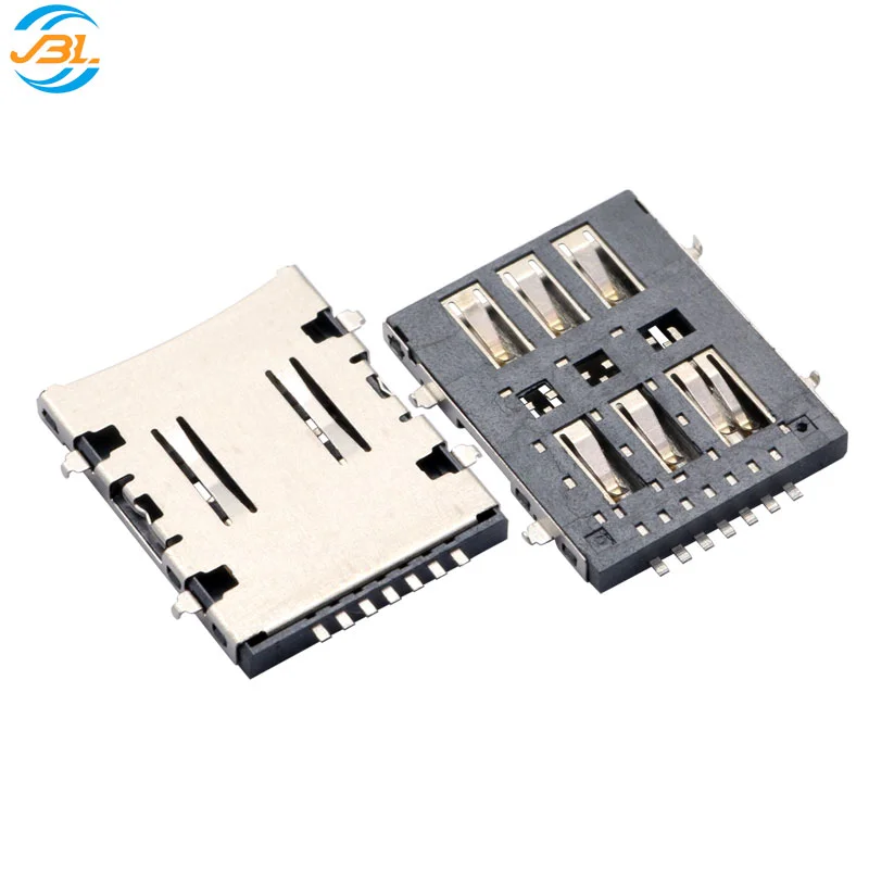 JBL-NS006-000 6pin NANO SIM CARD NO PUSH CONNECTOR-SIM CARD SLOT ...