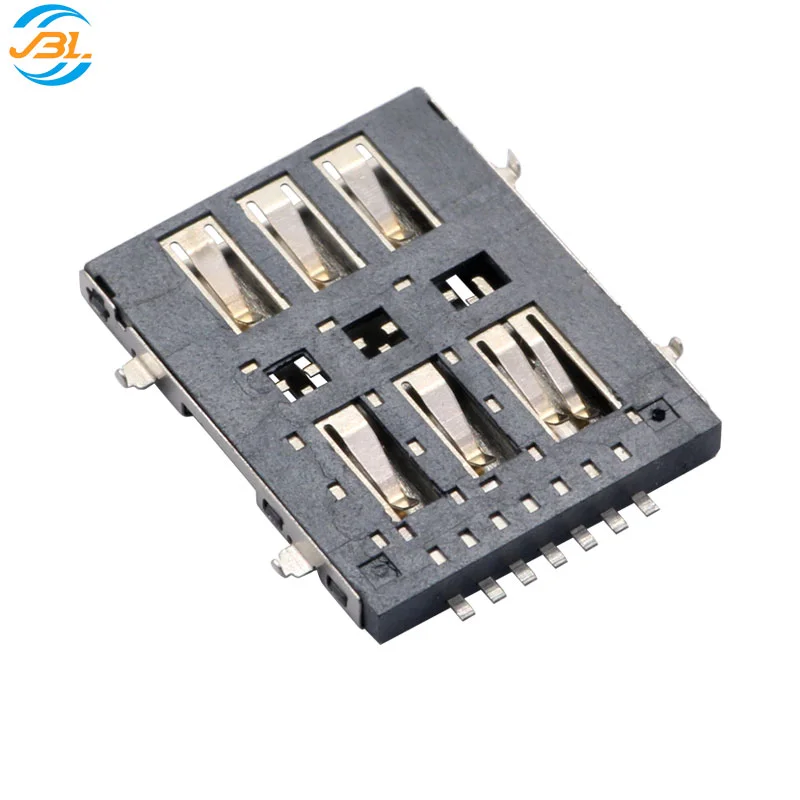 JBL-NS006-000 6pin NANO SIM CARD NO PUSH CONNECTOR-SIM CARD SLOT ...