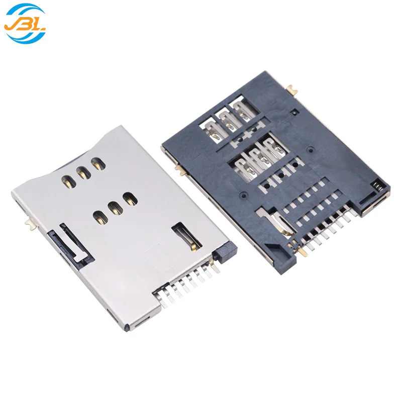 jbl-sm006-020 8pin sim card socket push push connector -sim card slot ...