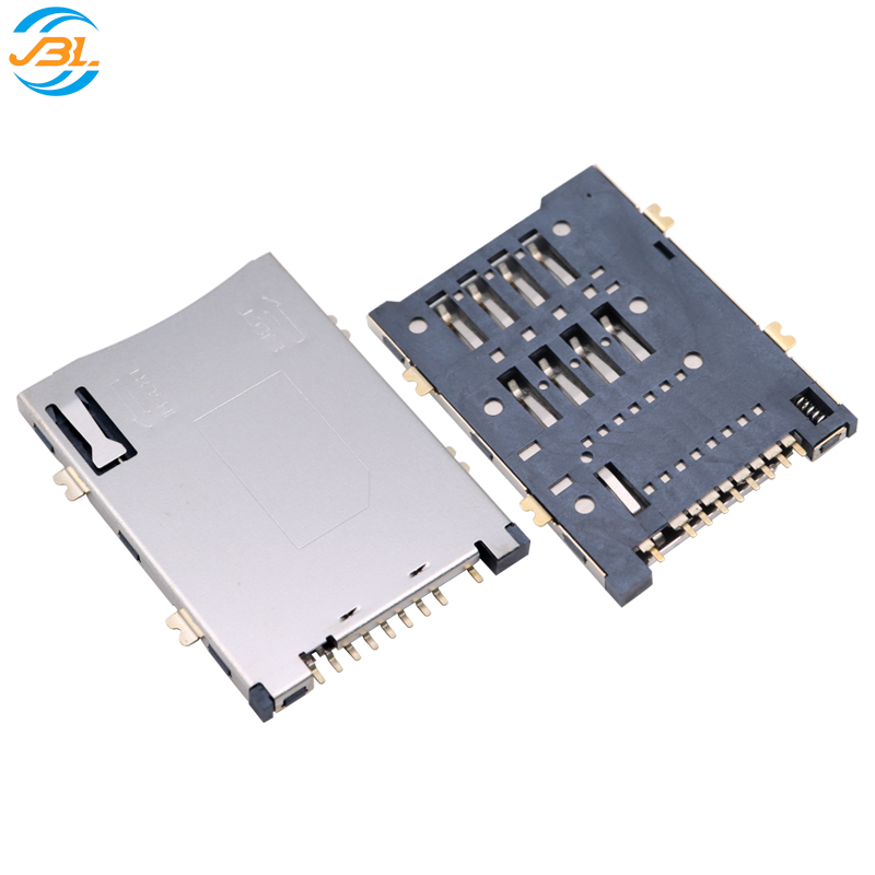 JBL-SM016-100 9PIN SIM CARD PUSH PUSH CONNECTOR SMD-DONGGUAN JNL TECH ...