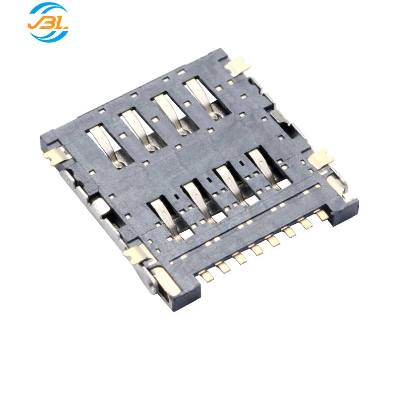 Jbl-102313382 6PIN MICRO SIM CARD HINGED COVER CONNECTOR SMD