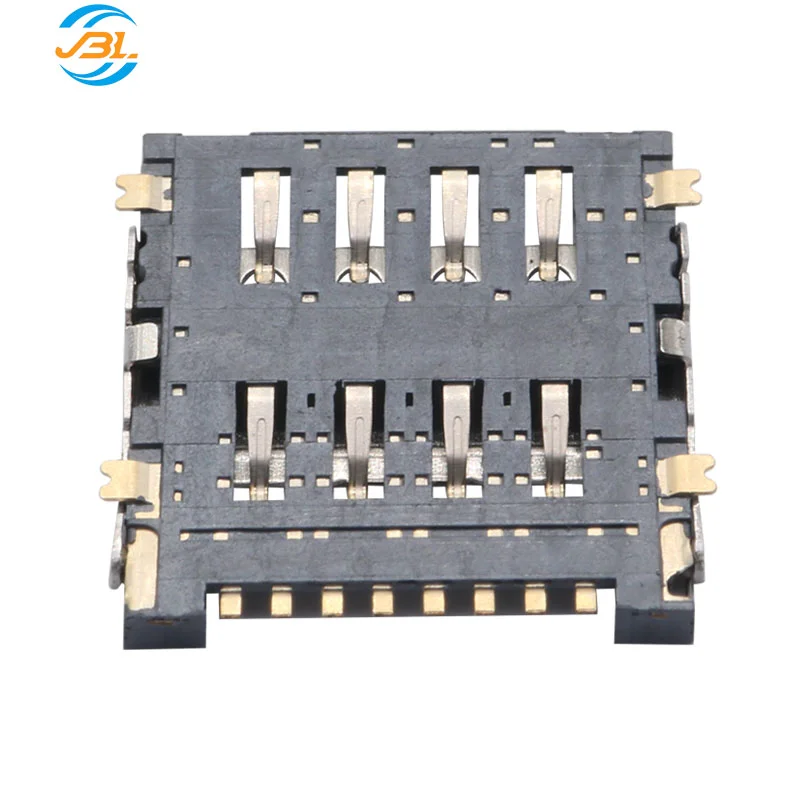 Jbl-102313382 6PIN MICRO SIM CARD HINGED COVER CONNECTOR SMD