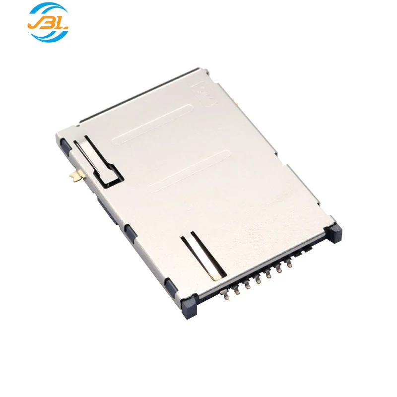 jbl-sm015-100 7pin sim card slot female push push connector smt L27 ...