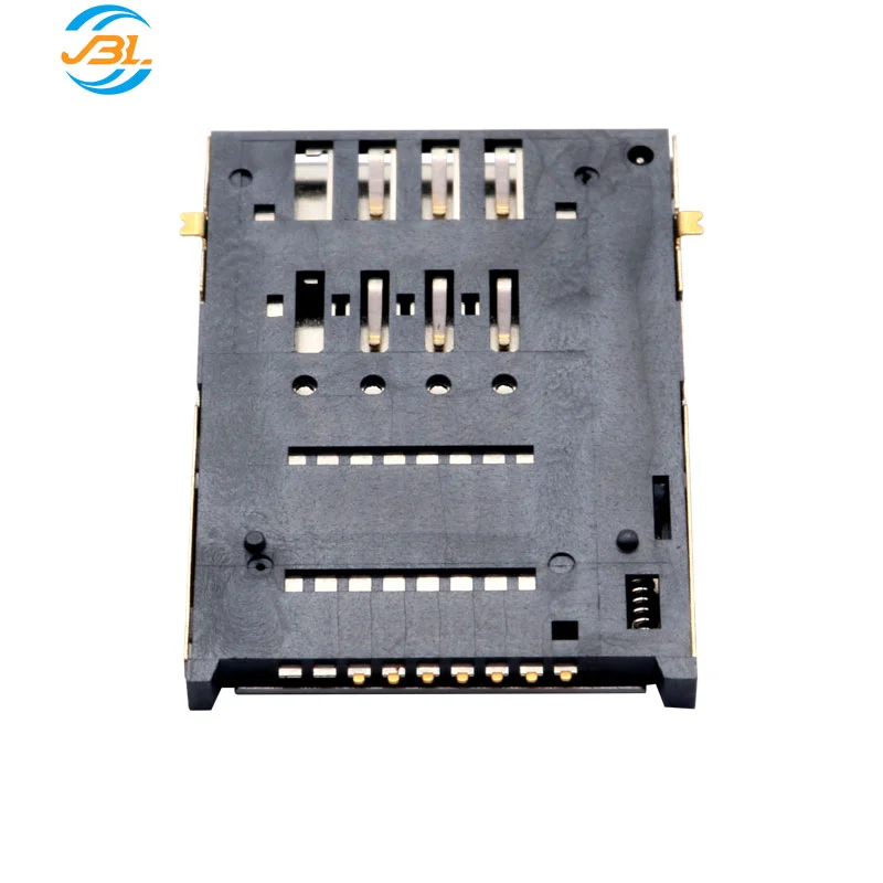 jbl-sm015-100 7pin sim card slot female push push connector smt L27 ...