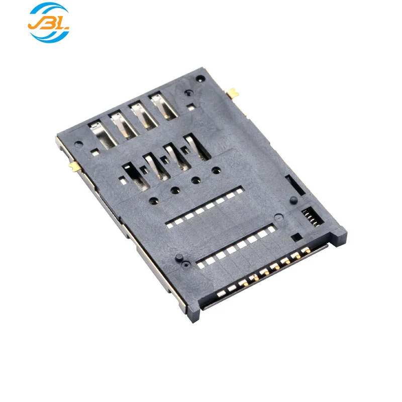 jbl-sm015-100 7pin sim card slot female push push connector smt L27 ...
