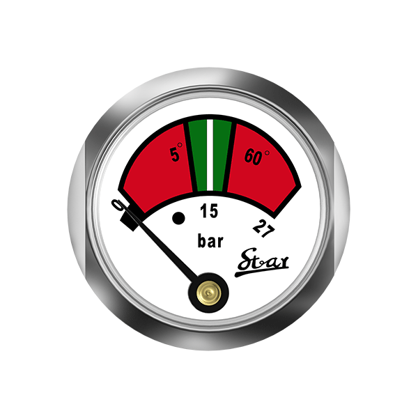 Principle Of 304 Stainless Steel Fire Extinguisher Pressure Gauge
