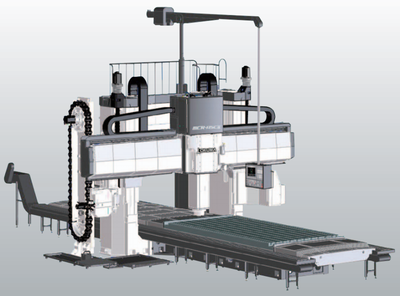 日本大隈OKUMA-日本大隈MCR-A5CⅡ龙门五面加工中心-上海建泽机械技术有限公司
