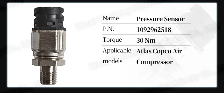 Compressor Pressure Sensor Supplier & Manufacturer - Atlas Copco