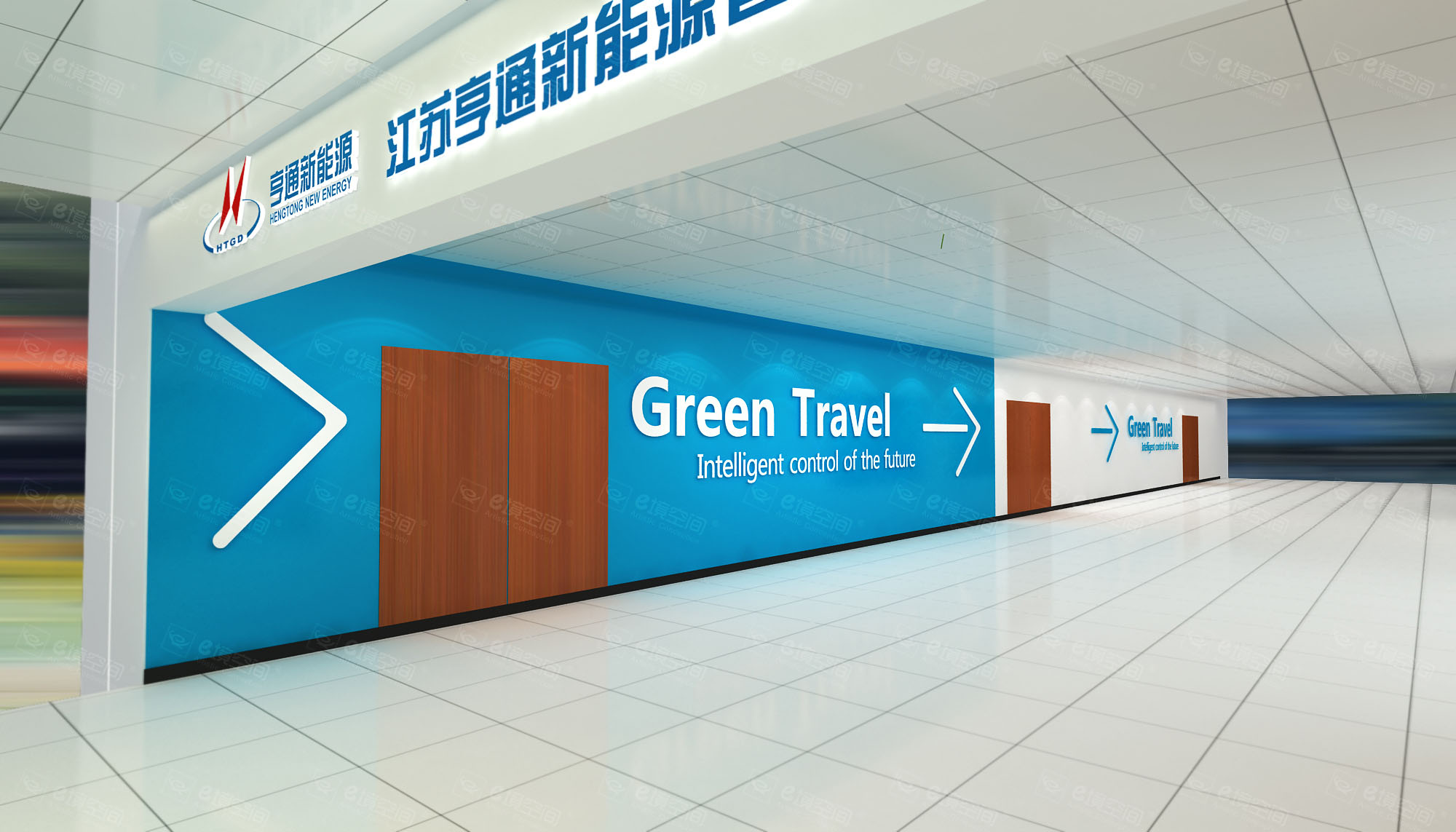 项目名称：亨通新能源室内设计_e境空间