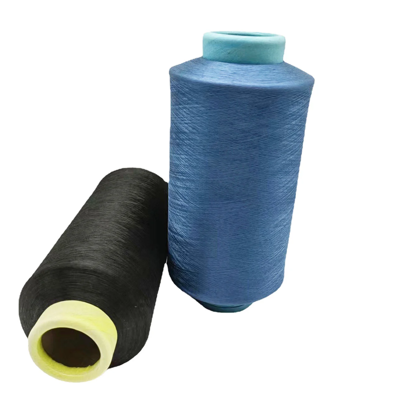 High Stretch 75D/36F/2 Polyester Dope Dyed filament Yarn For Fly ...