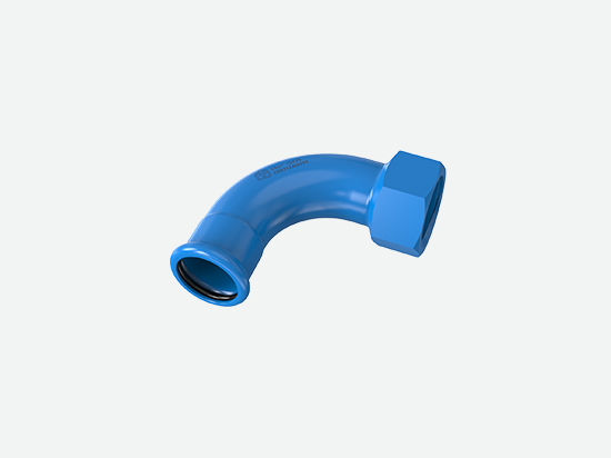 Linkplus Epoxy-coated Bend 90° with female thread type A
