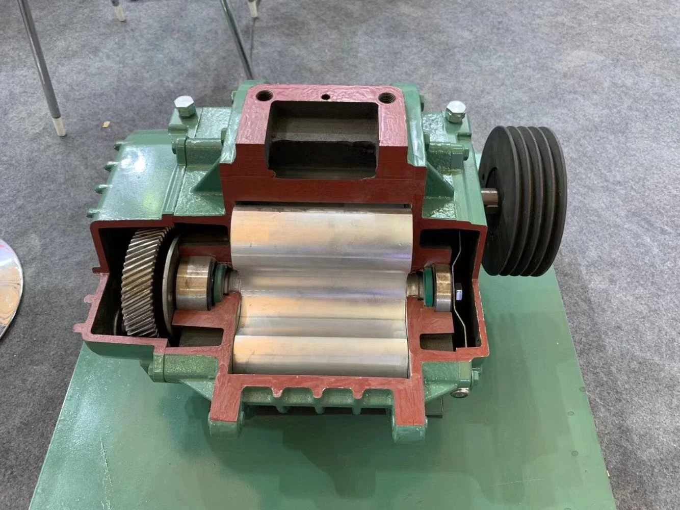 volumetric three lobe double oil tank Roots Blower