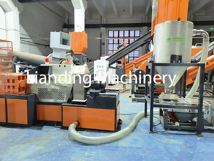 Small Recycled PP PE HDPE LDPE PLA Film Bag Plastic Pelletizing Line ...