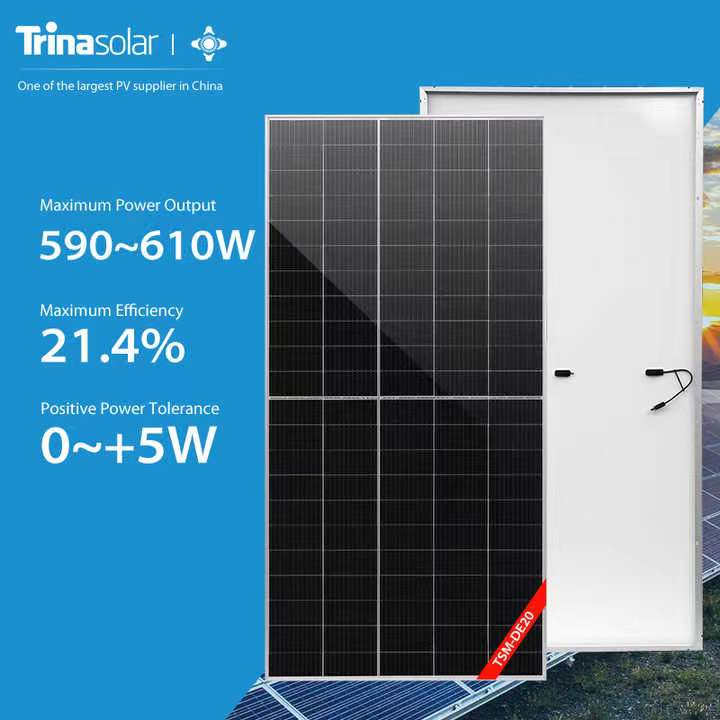 Trina Solar Vertex 590W 595W 600W 605W 610W Solar Panels