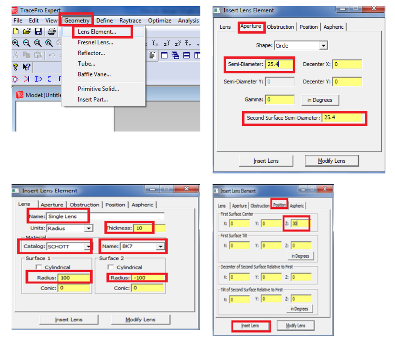 【技术文章】TracePro零基础入门-单透镜设计