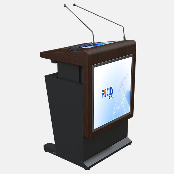 Elevated podium and speech desk-Integrated Training Table and Chair ...