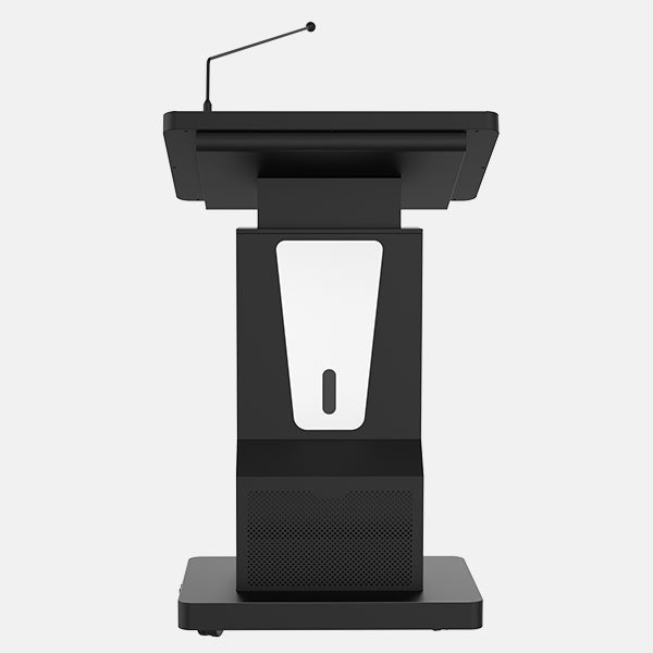 Elevated podium and speech desk-Integrated Training Table and Chair ...