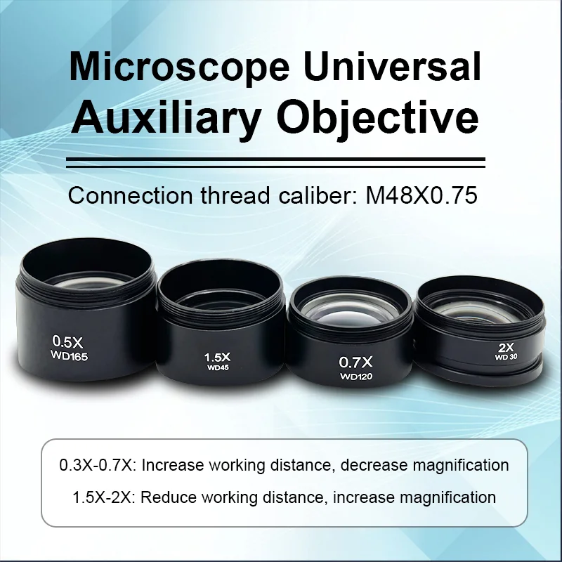 Taida-Body Vision Trinocular Binocular Microscope Universal Auxiliary ...