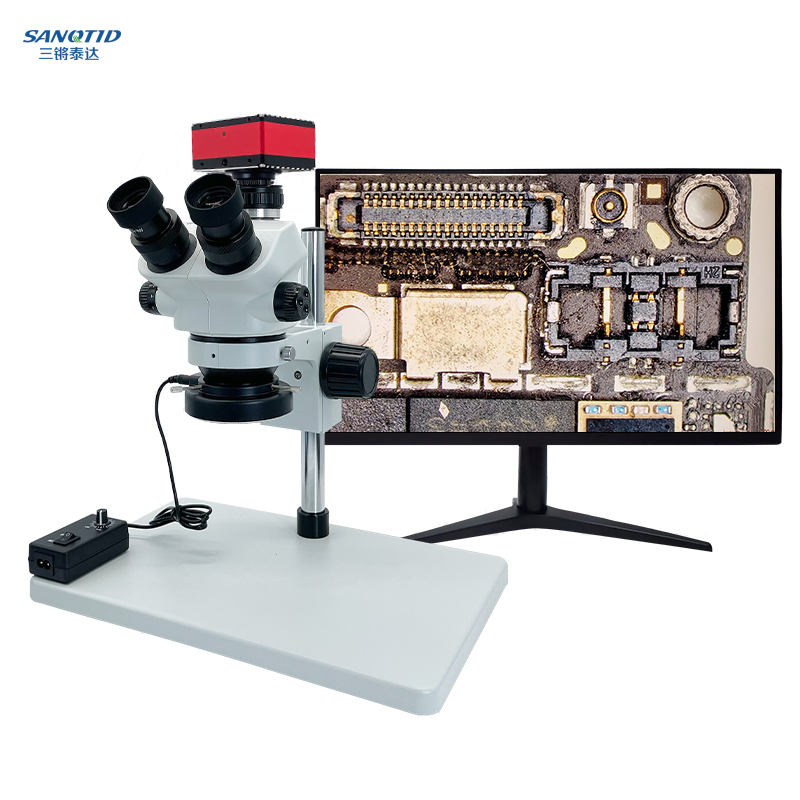 SANQTID TD-0750-4KH Trinocular Stereo Microscope