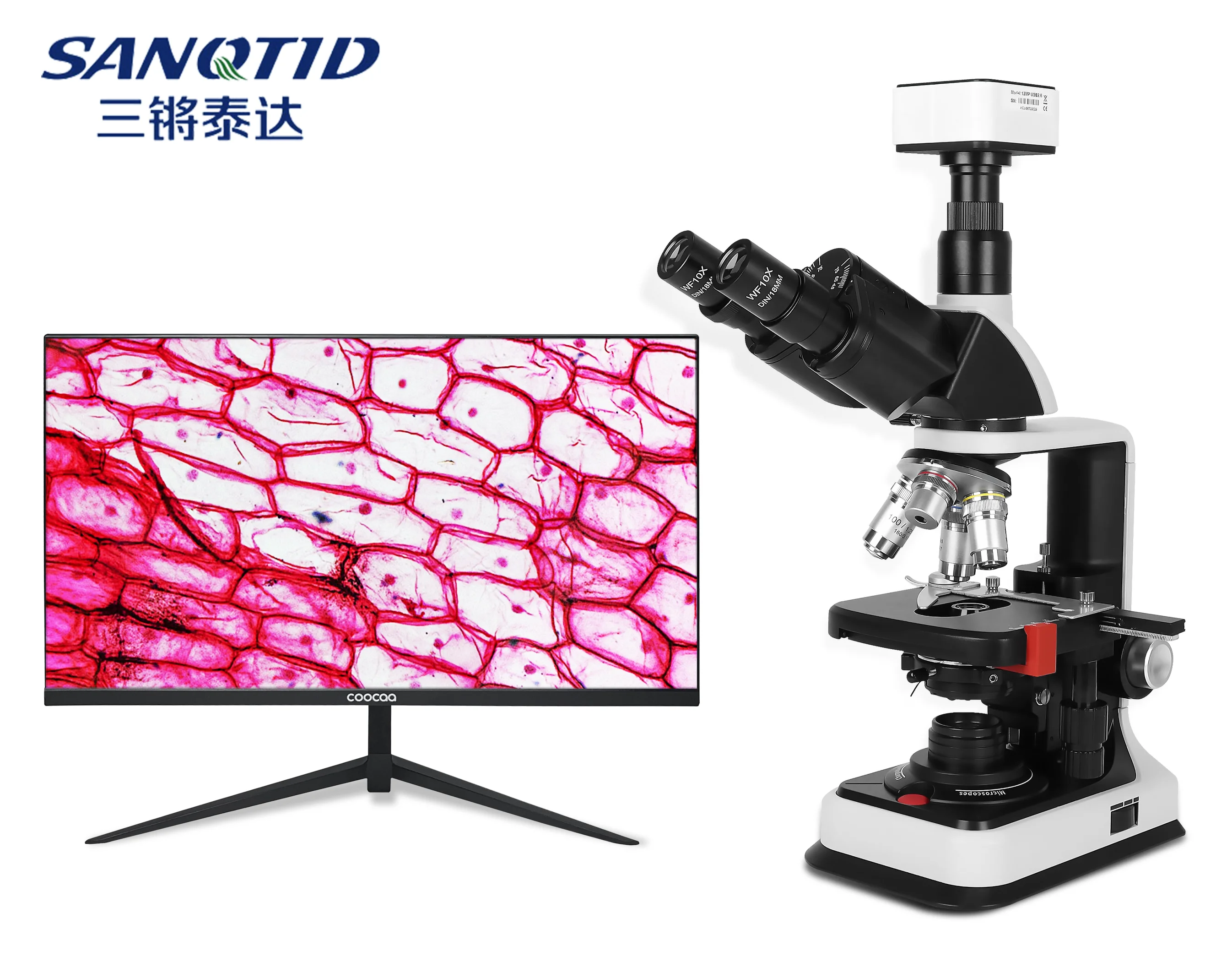 SANQTID-computer-based BM200 biological microscope