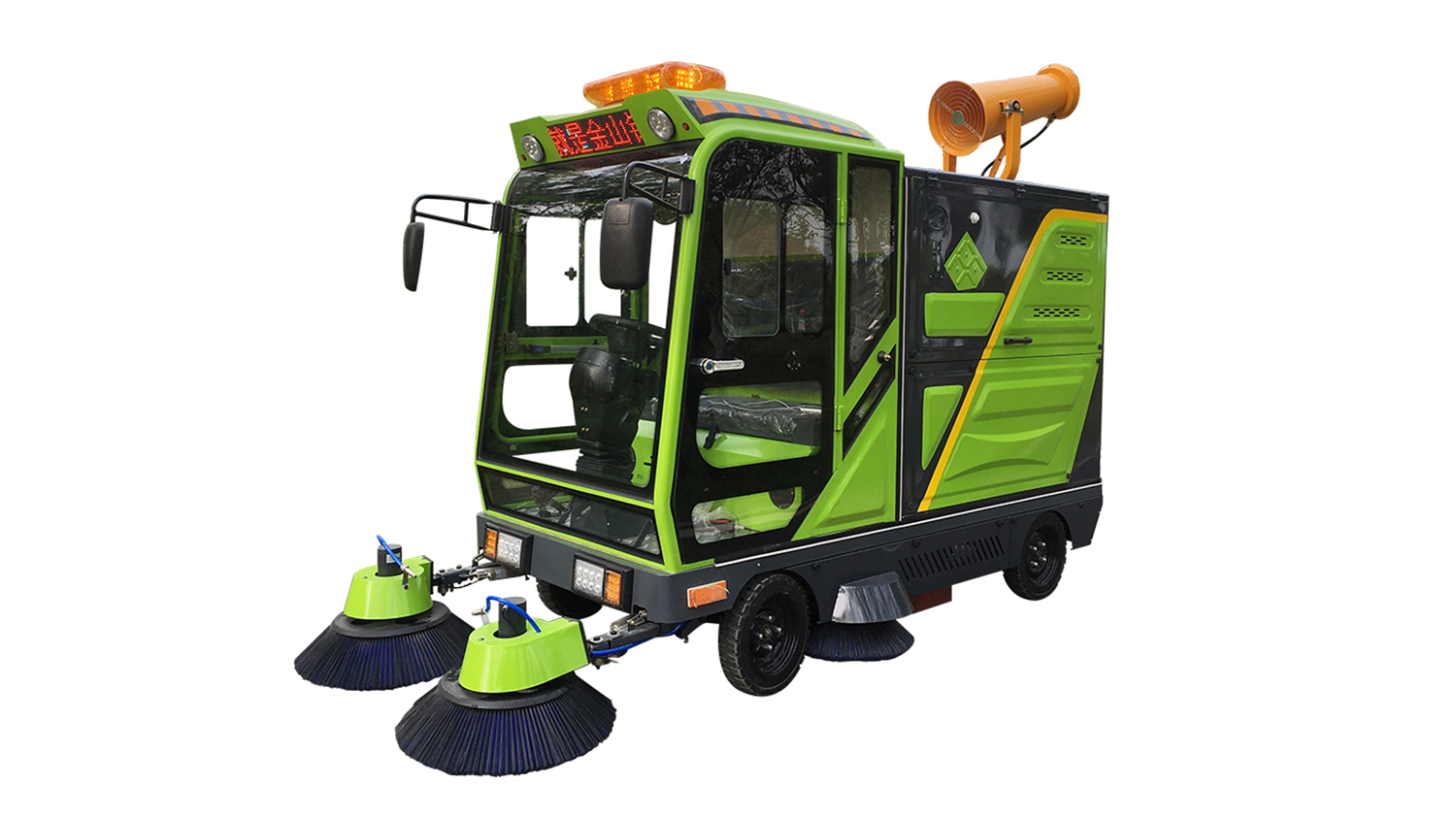 LH-2300 electric four-wheel multi-function sweeper-Shenzhen KaoPu ...