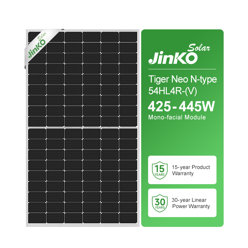 Jinko Solar Panel N-Type Monocrystalline All Black 440W 435W 430W 425W 445W